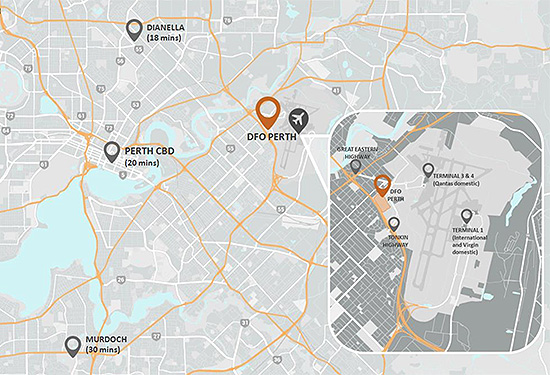 Perth Airport to get Australia's fifth Direct Factory Outlets