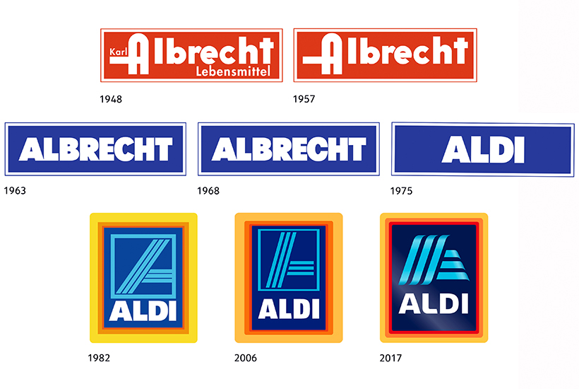 Spot the difference: Aldi changes logo