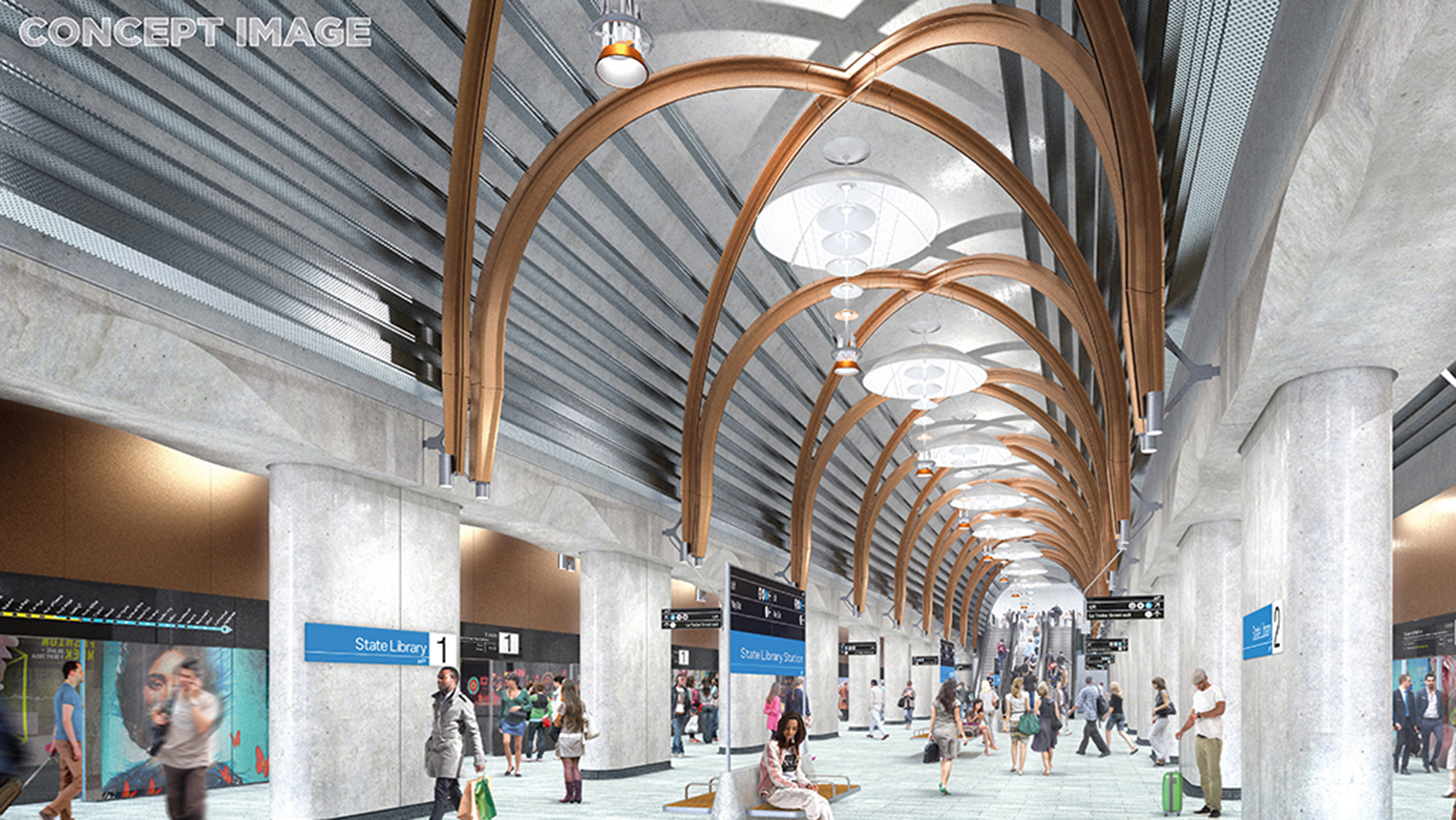 Melbourne’s Metro Tunnel train station designs revealed