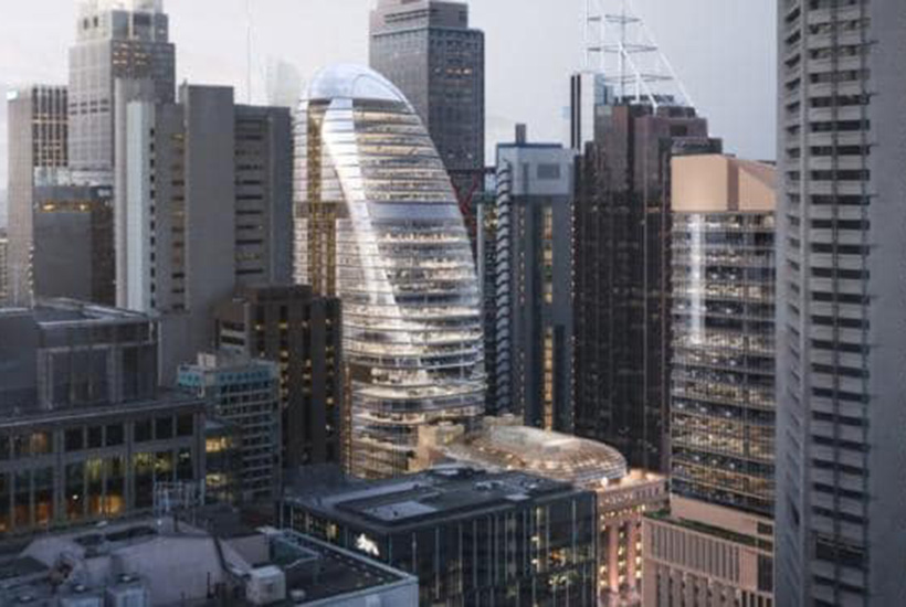 Huge twin towers coming to Martin Place station