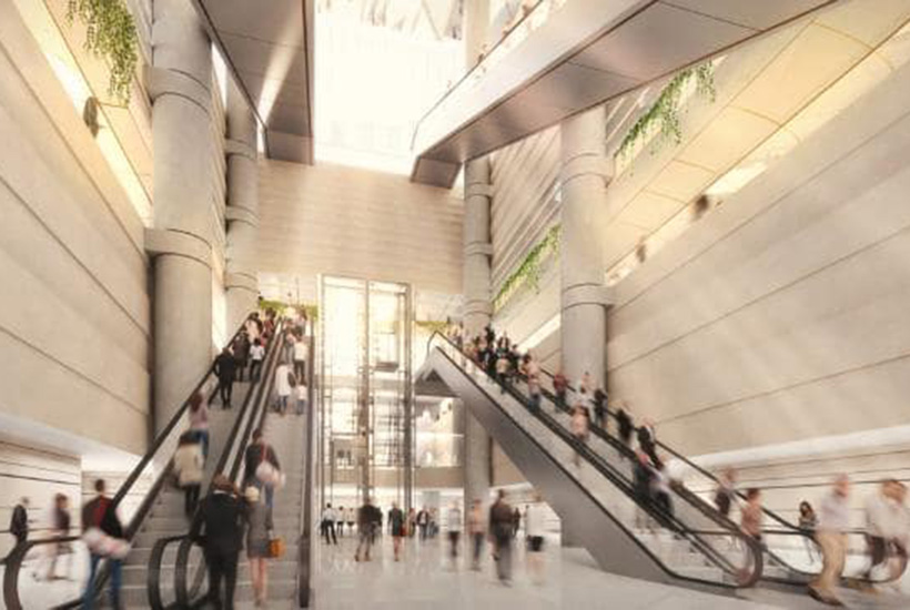 Huge twin towers coming to Martin Place station