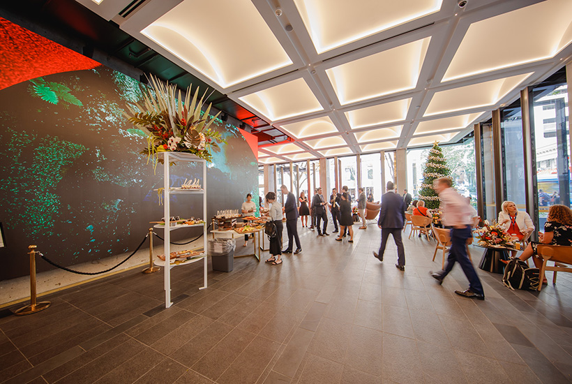 Brisbane foyer brings the outdoors inside