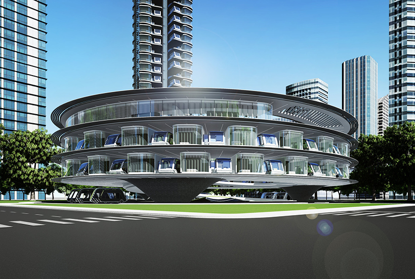 Company designs self-driving hotel room