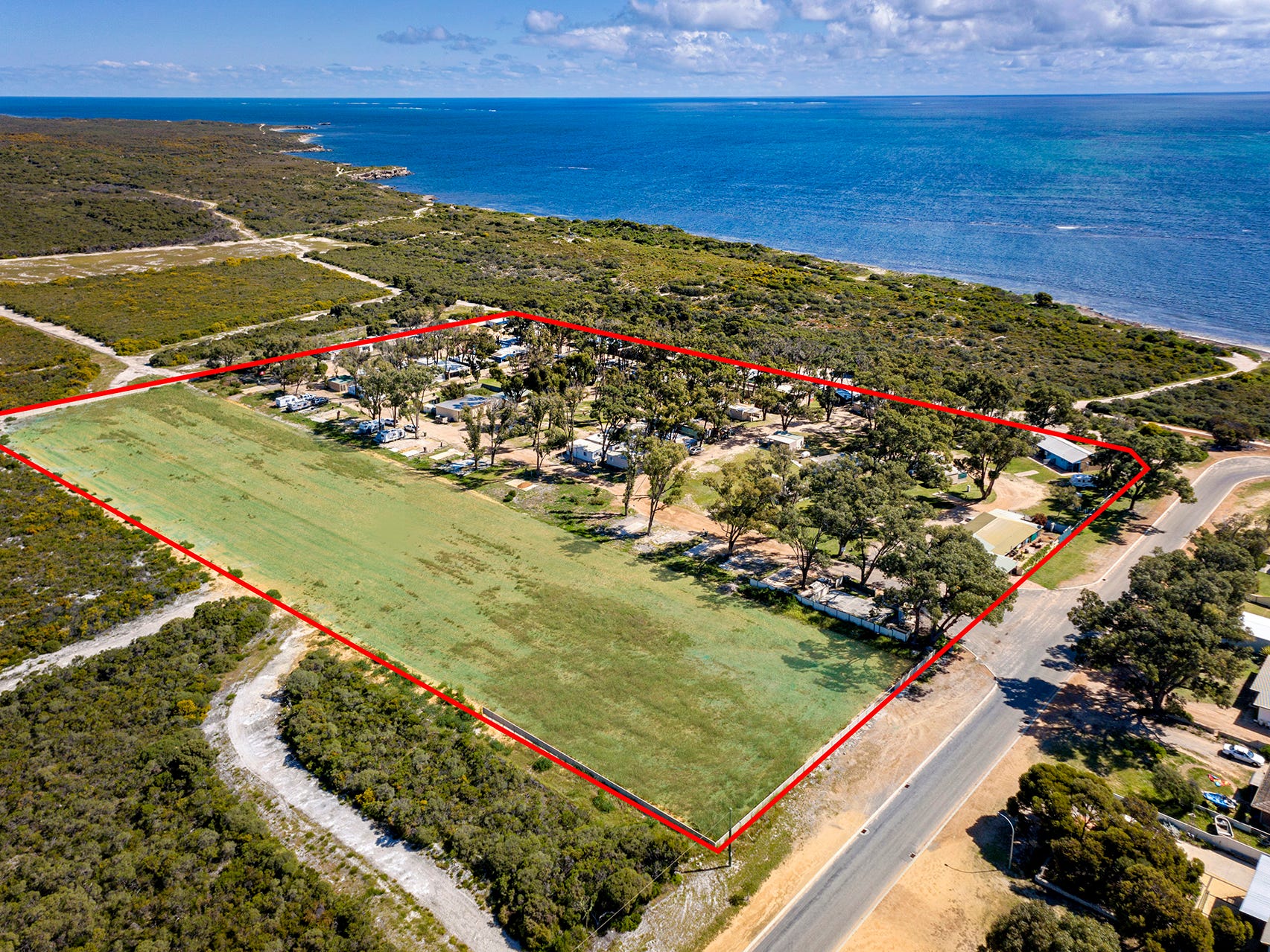 Oceanfront caravan park on Australia's Coral Coast for sale