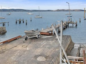 Rare Battery Point boatyard with upside for sale